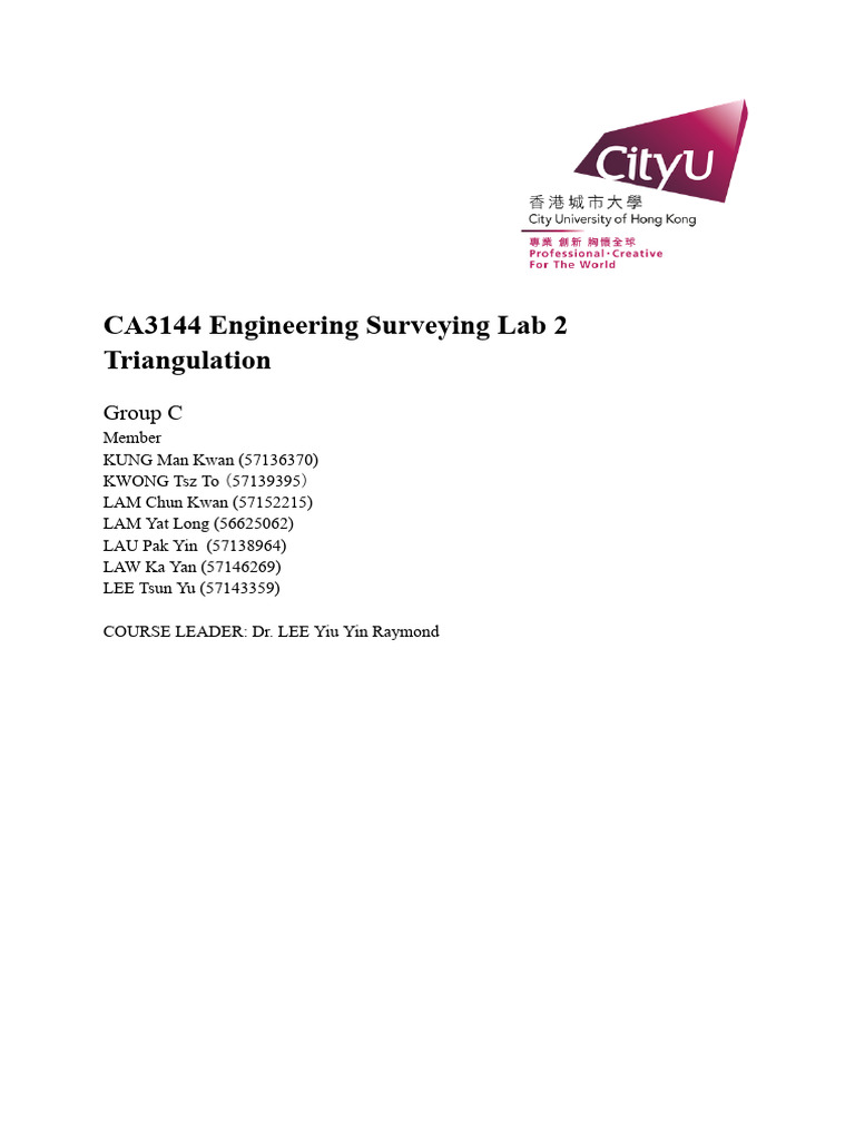 CA3144 Lab 2 Group C | PDF