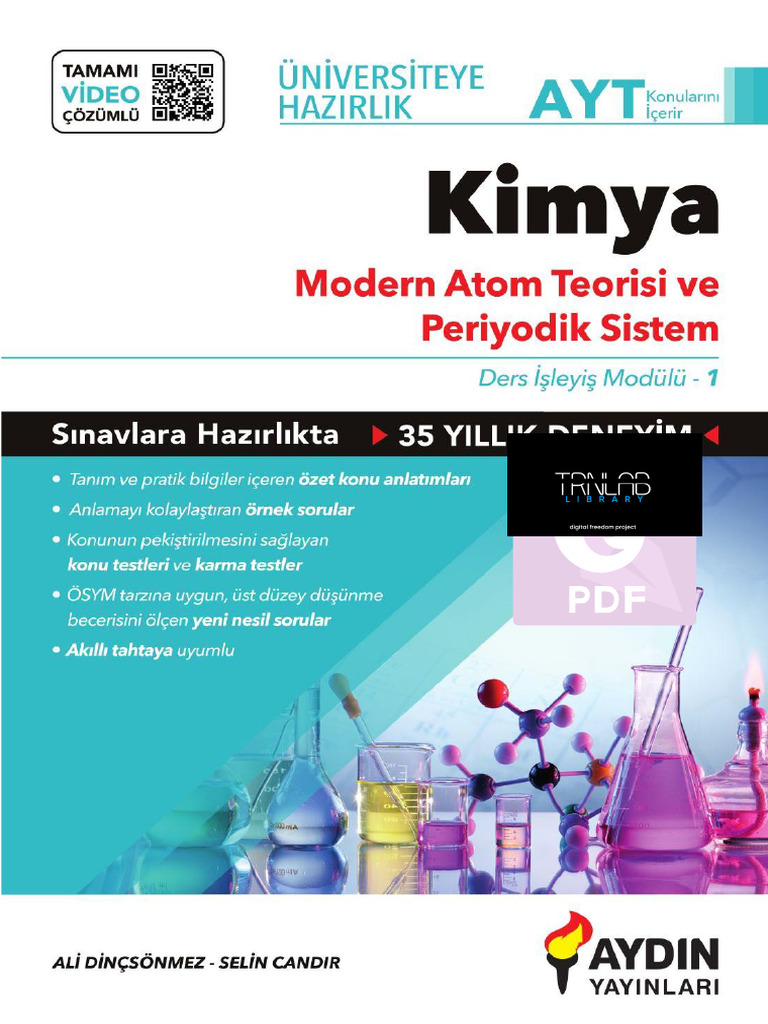 Aydın AYT Kimya DIM 1 TRNLAB 2023 - 230617 - 154657 | PDF