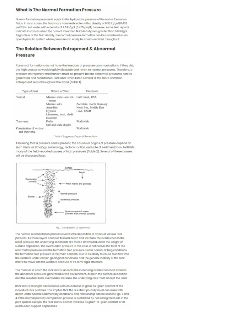 Abnormal Pressure Calculation Supereasy Reservoir | PDF