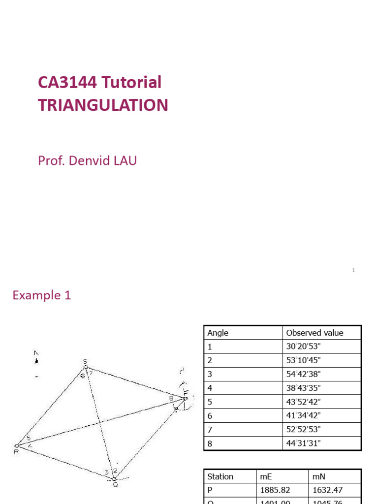 Tutorial_07_Triangulation | PDF