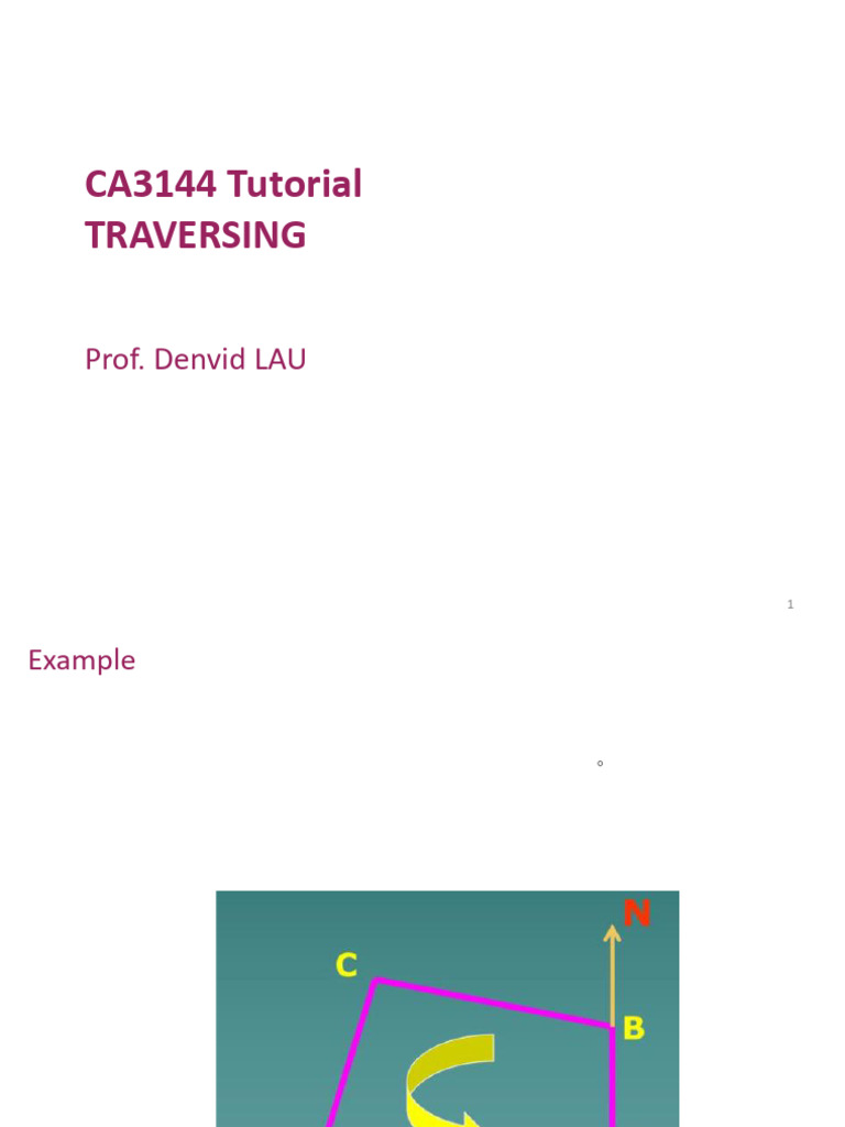 Tutorial 06 Traversing | PDF