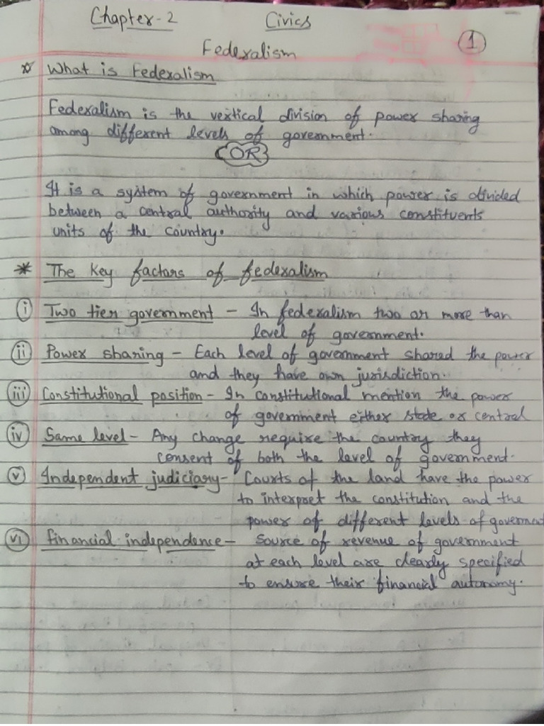 Civics Notes Chapter 2 | PDF Civics Notes Chapter 2 | PDF