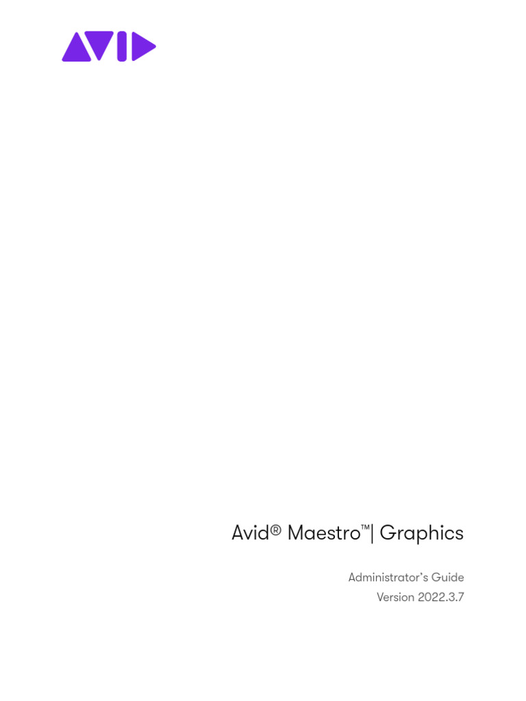 Maestro_Graphics_AG_v2022.3.7 | PDF