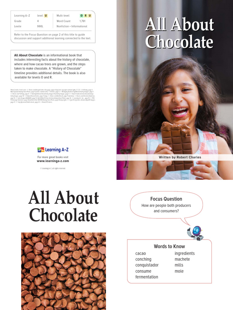 Raz Lu10 Allaboutchocolate CLR | PDF | Chocolate | Cocoa Bean