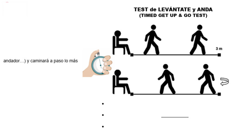 Test de Levántate Y Anda: Realización de La Prueba | PDF