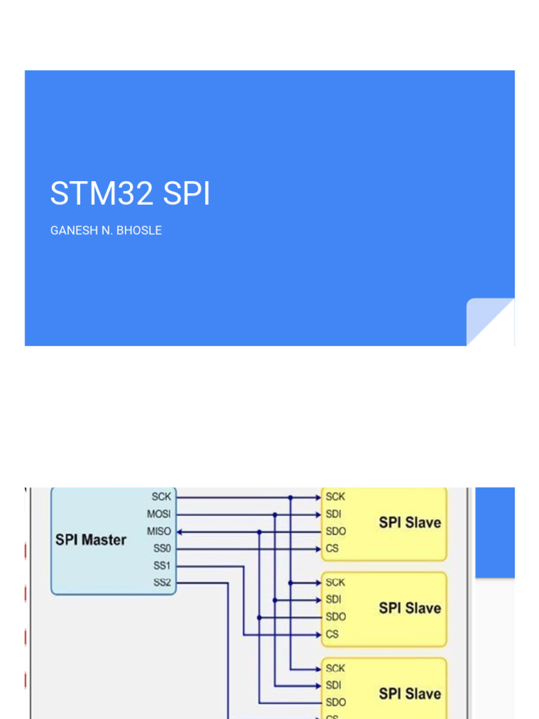 Stm32 Spi: Ganesh N. Bhosle | PDF