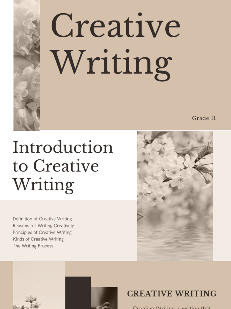 (Cre - Write) Intro To Creative Writing | PDF