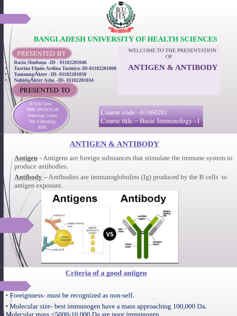 ANTIGEN & ANTIBODY Edited | PDF