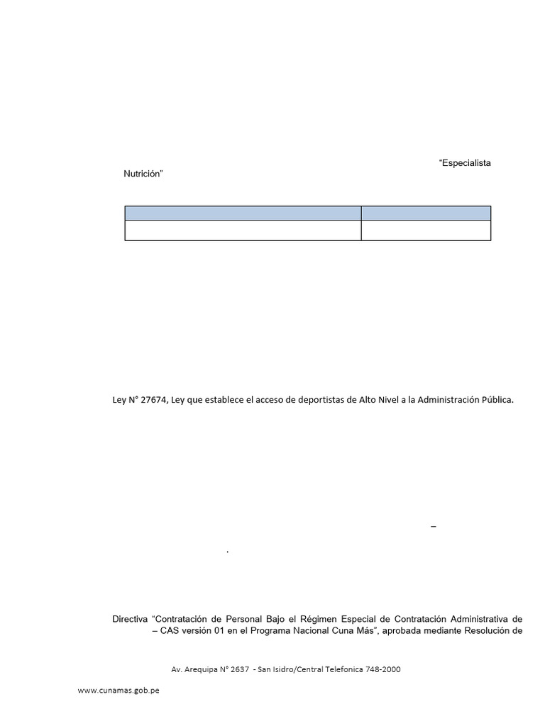 Proceso Cas #1025 - 2024-Midis-Pncm | PDF