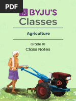 ? Class 10 Geography Chapter 4 - Agriculture | PDF | Agriculture | Crops