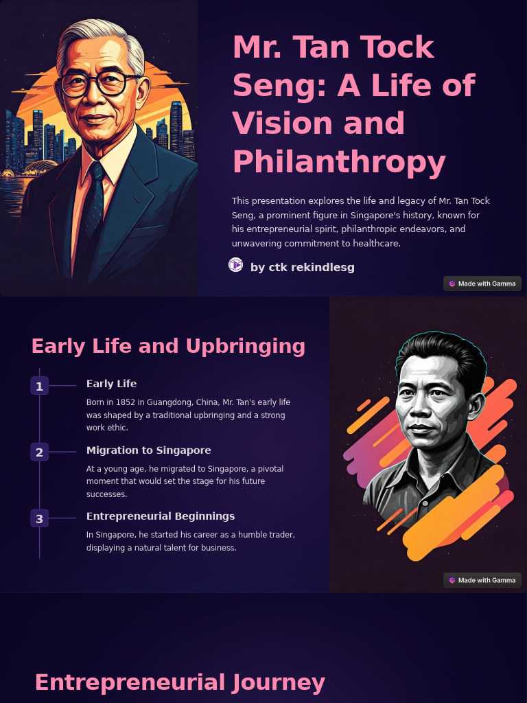 MR Tan Tock Seng A Life of Vision and Philanthropy | PDF