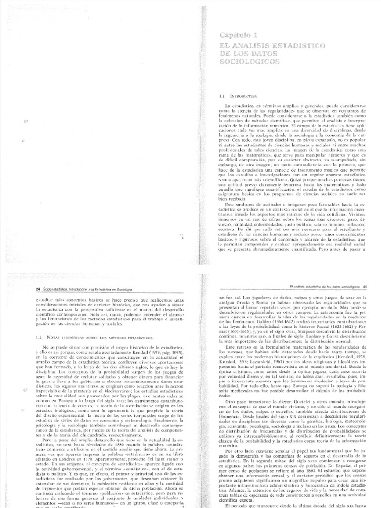 Manuel Garcia Ferrando Socioestadistica Cap 1 - 2 | PDF