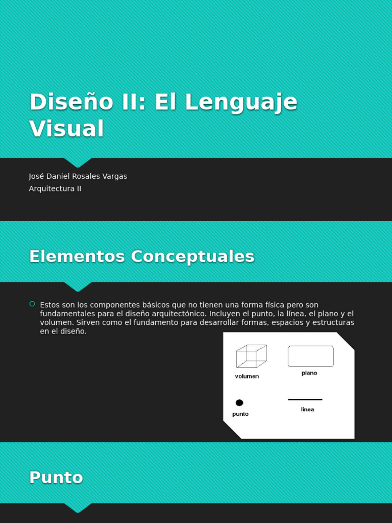 Presentación Jose Daniel Rosales Diseño 2 Elementos Visuales | PDF