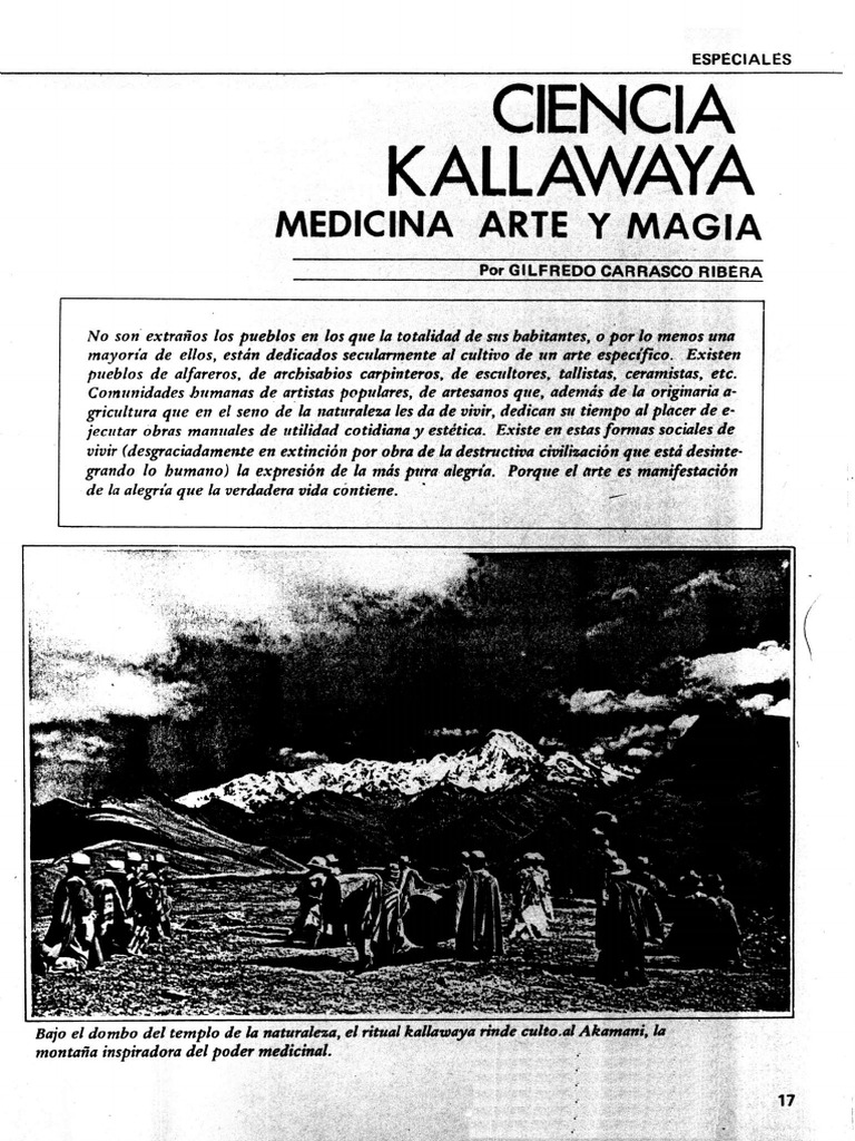 Ciencia Kallawaya | PDF