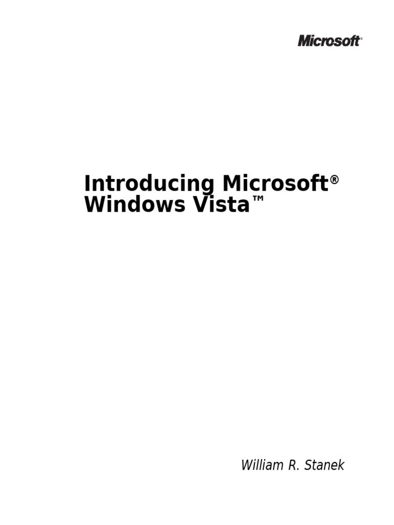 Windows Vista Manual | PDF
