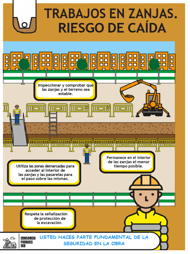 Precaucion en Zanjas | PDF