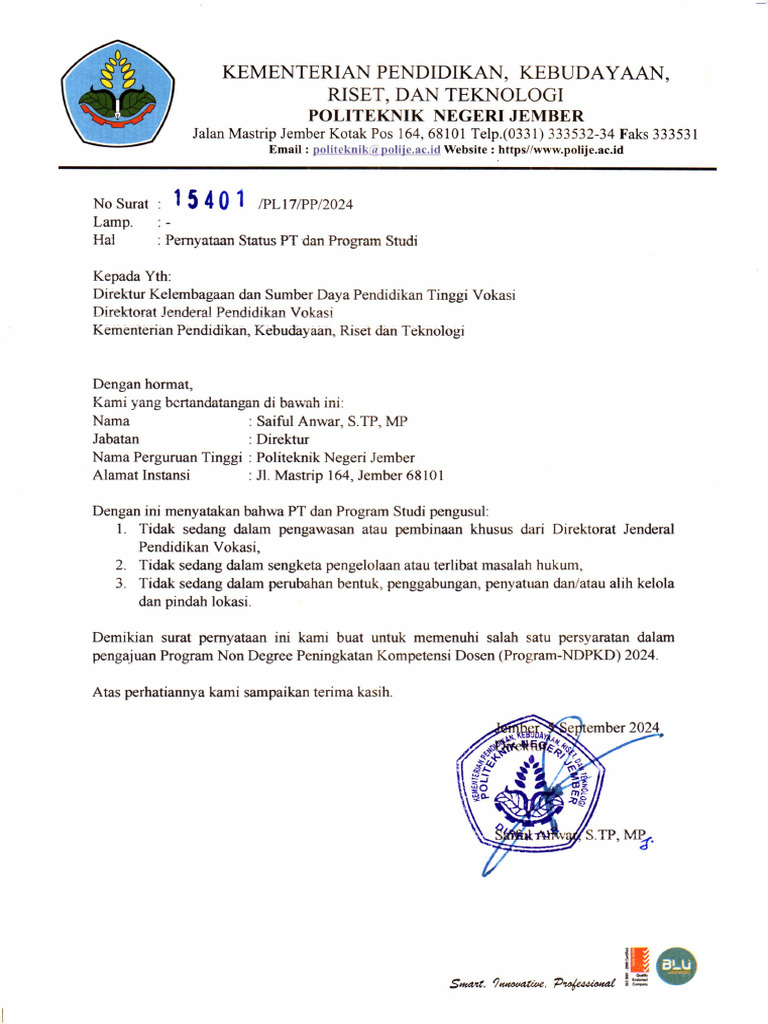 Lampiran FP-03 | PDF