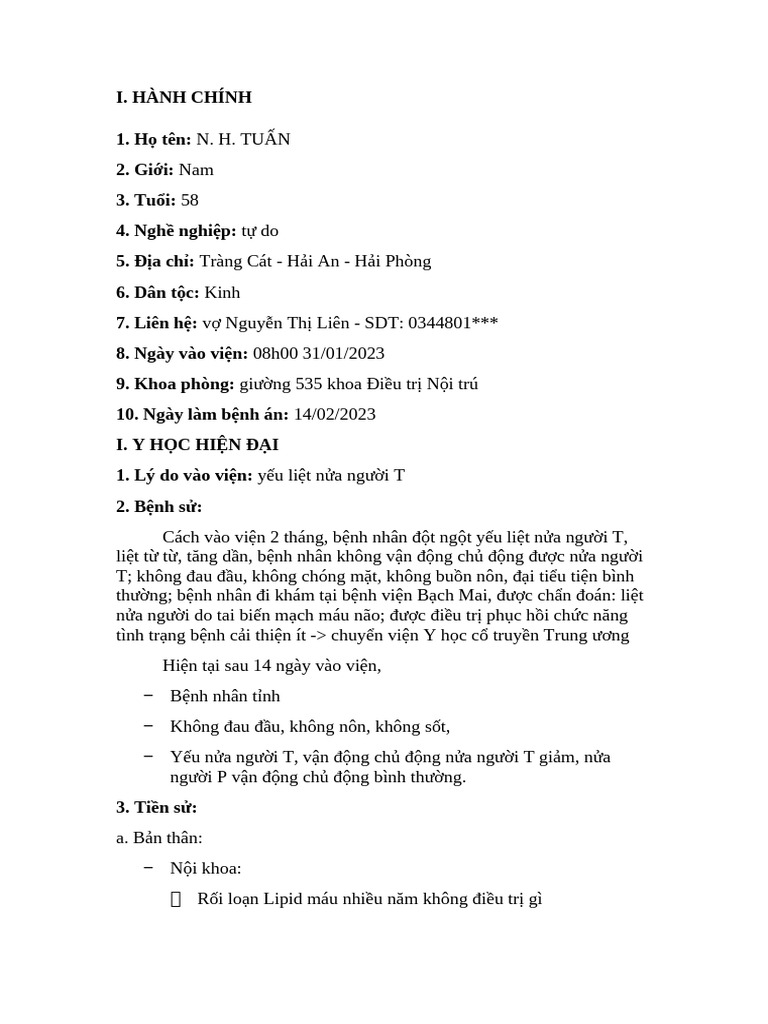 Ba Yhct | PDF | Vietnam | Wellness