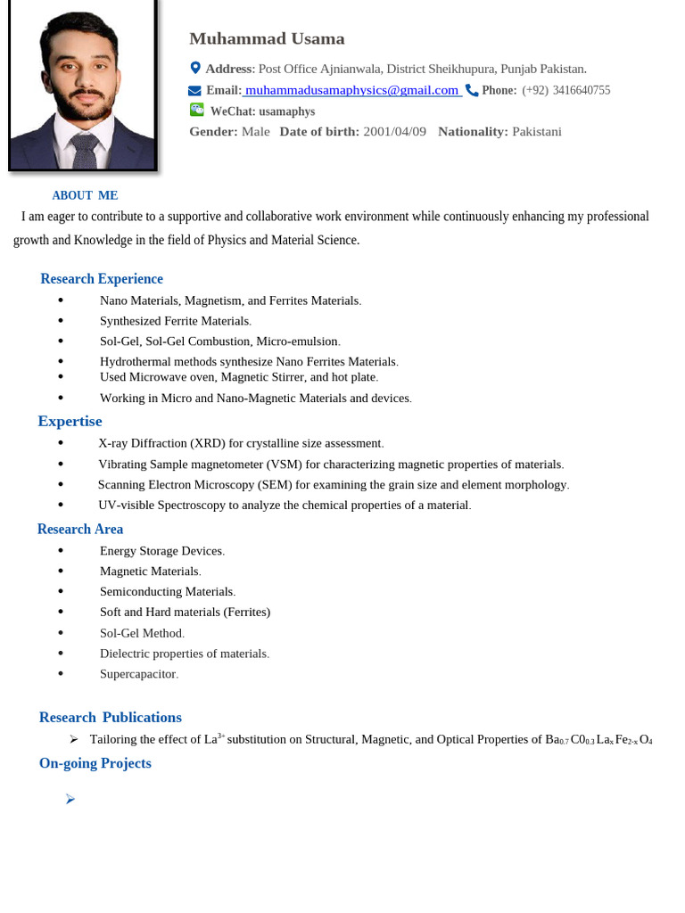 Amjad CV (10-07-2024) | PDF