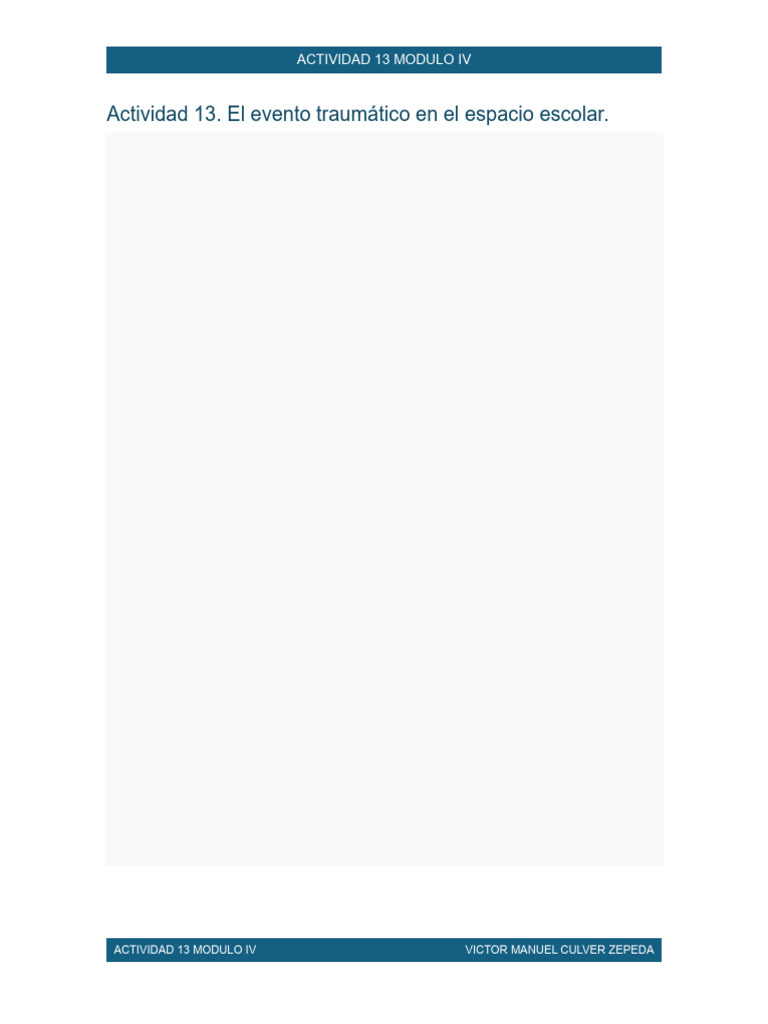 Act13 Modulo IV | PDF