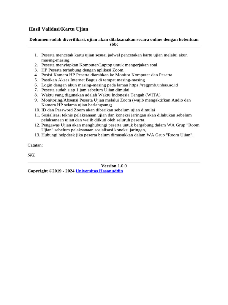 Hasil Validasi | PDF