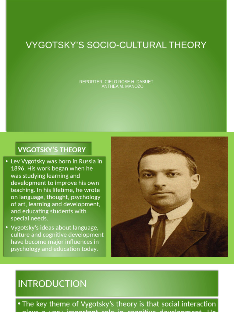 Vygotsky Theory | PDF