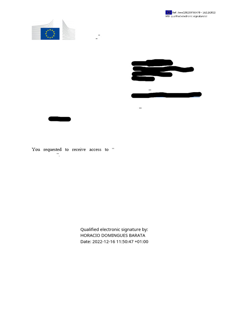 EC DIGIT Letter For Sharing | PDF