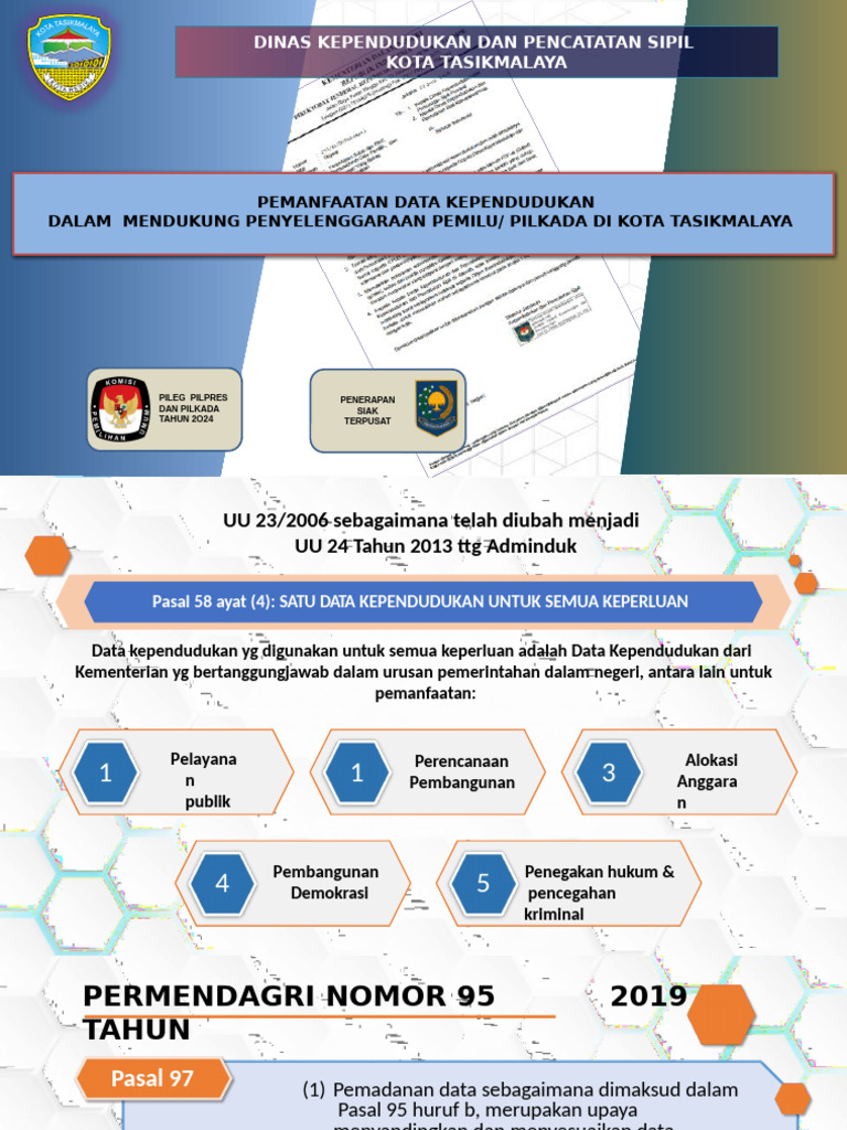 Dukcapil - PRSENTASI BAWASLU | PDF