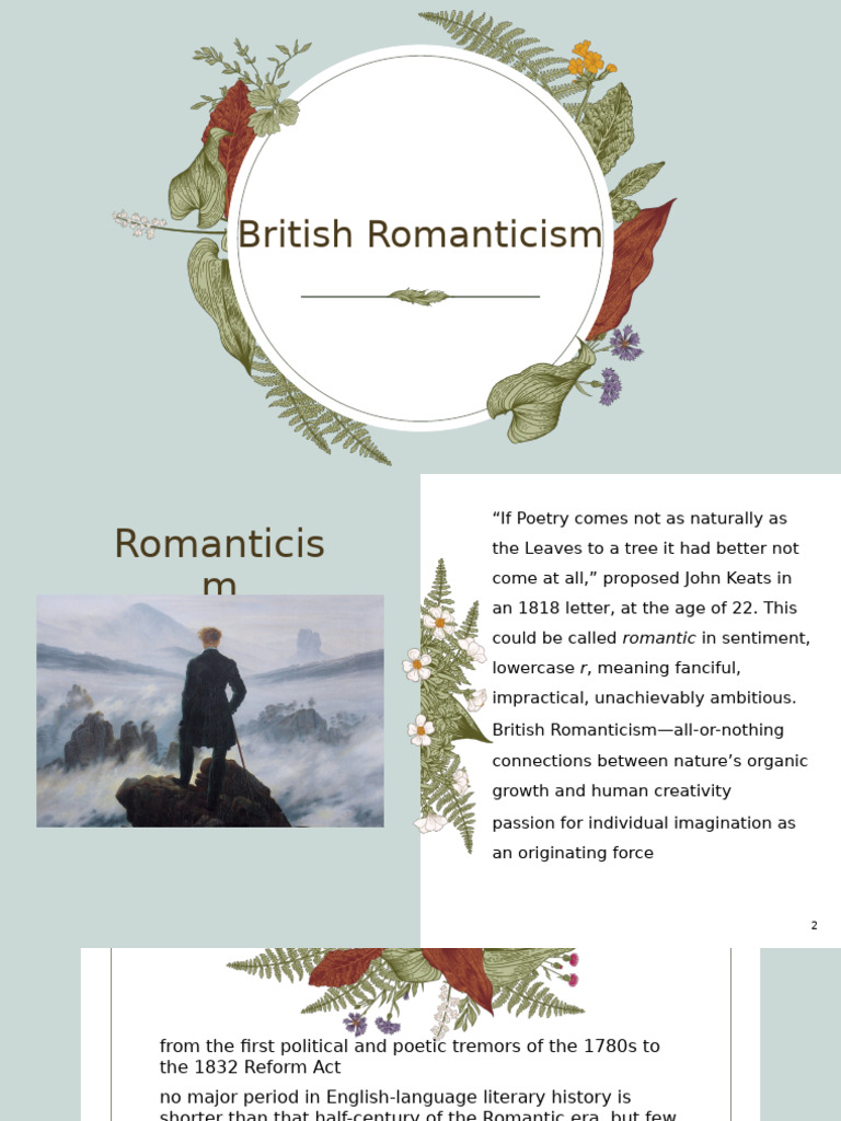 British Romanticism | PDF | Romanticism