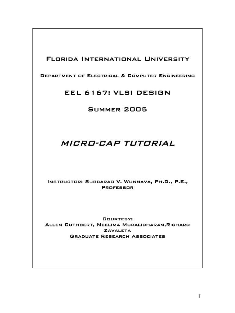 Ver2 Microcap Tut | PDF