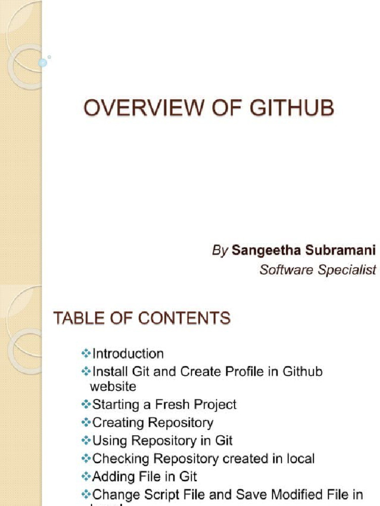 GIT HUB | PDF
