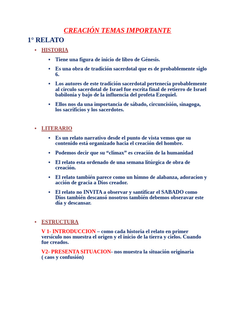 Creación Temas Importante | PDF