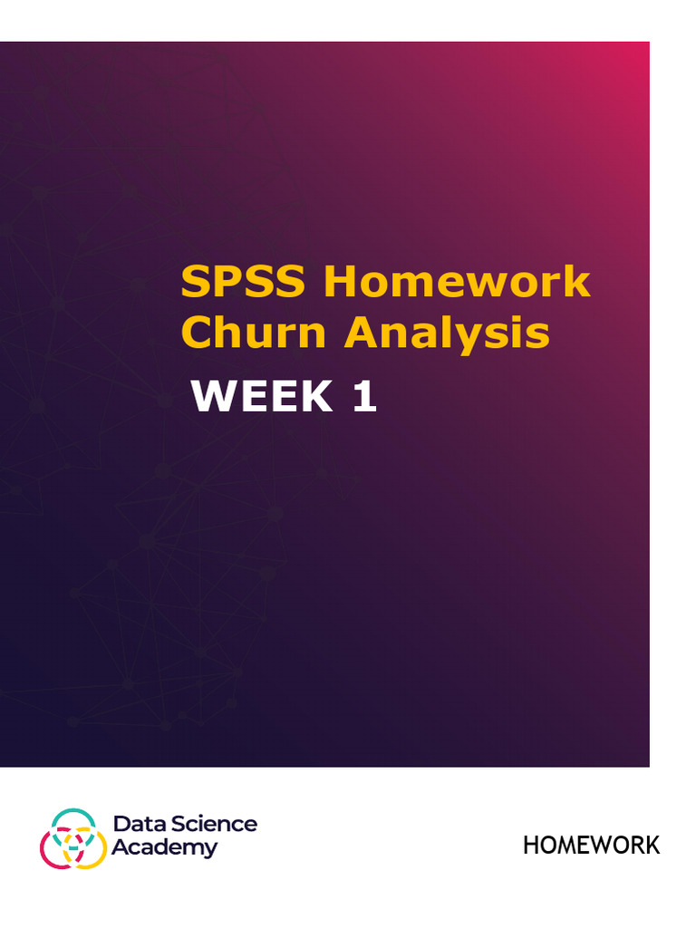 SPSS All HWs | PDF