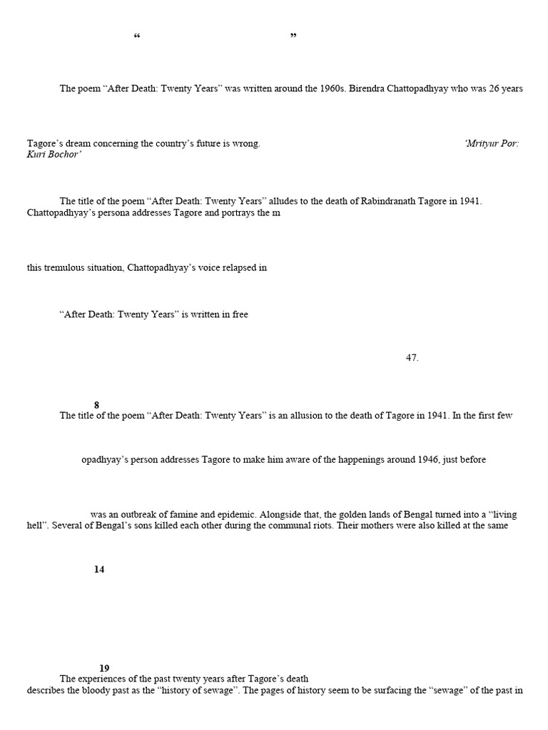 Materials - Poems For Sem-VI | PDF