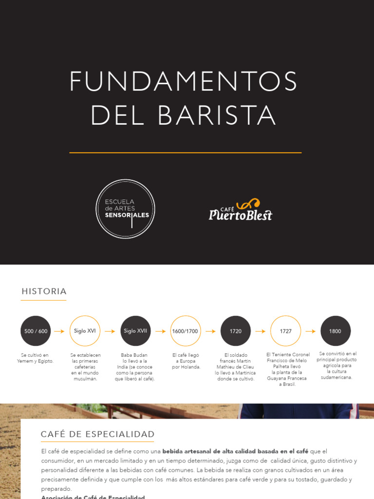 Fundamentos del Barista(1) | PDF