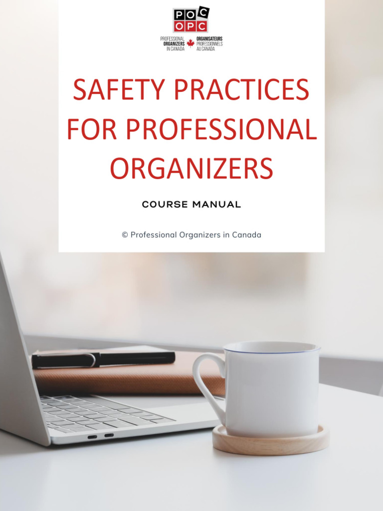 Safety Practices For Professional Organizers | PDF | Insurance | Career ...