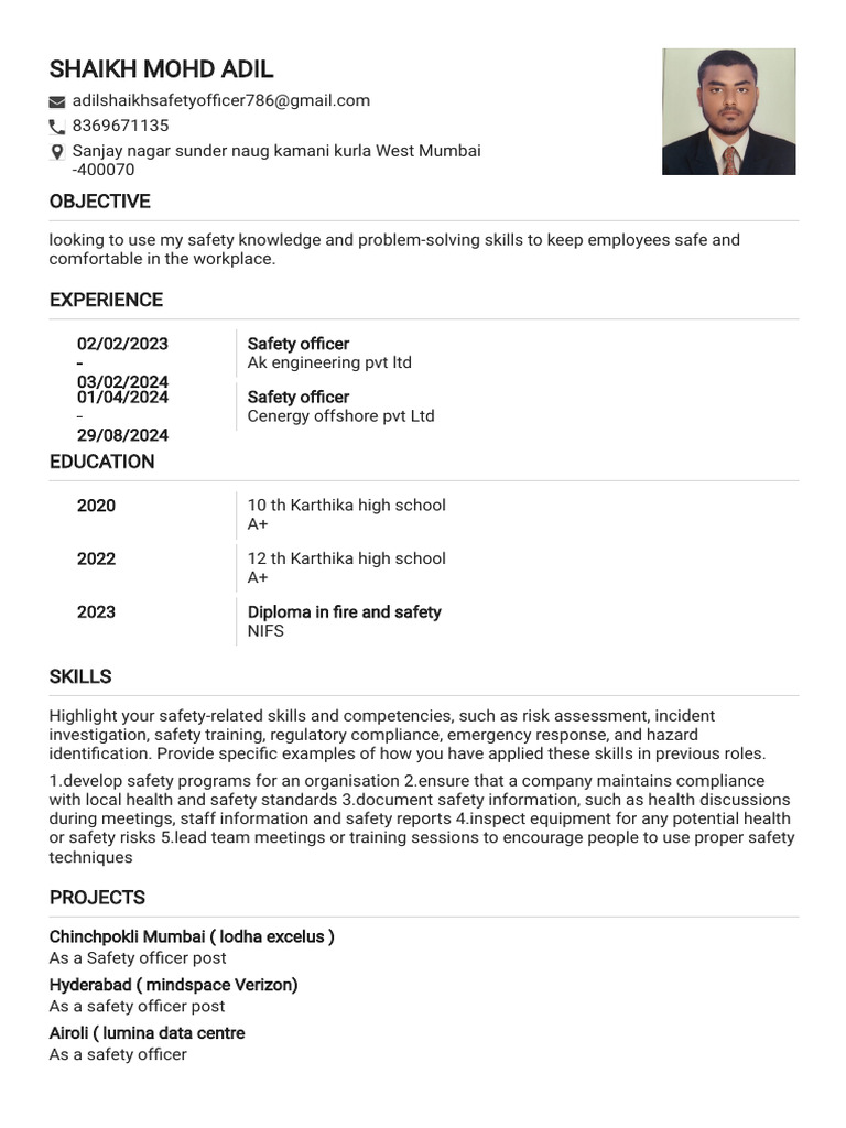 Adil Resume 01 | PDF