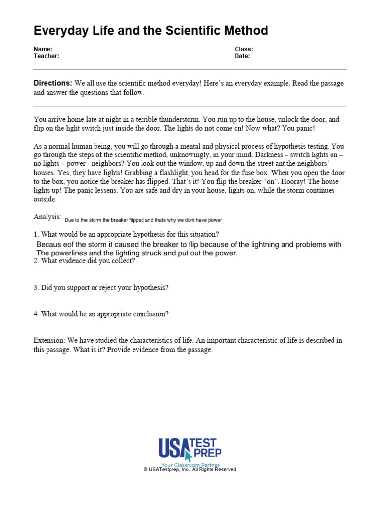 Everyday Life and Scientific Method | PDF