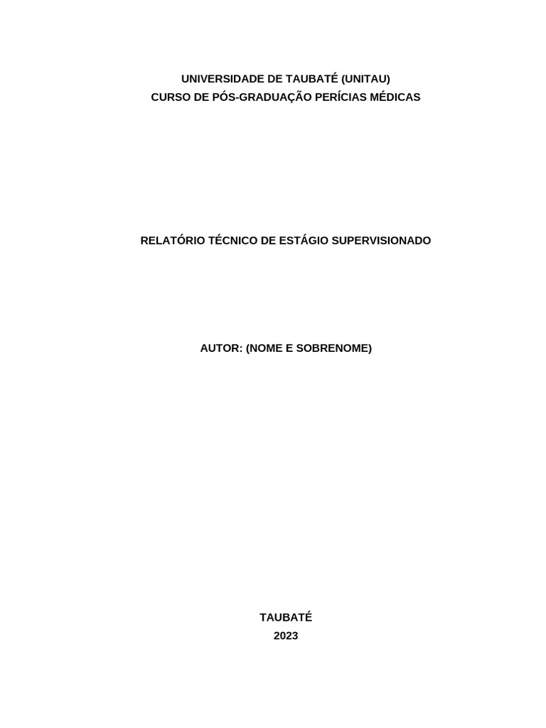 RELATORIO TECNICO Trabalhista e Civel PM 1 (5) Vera Cruz | PDF