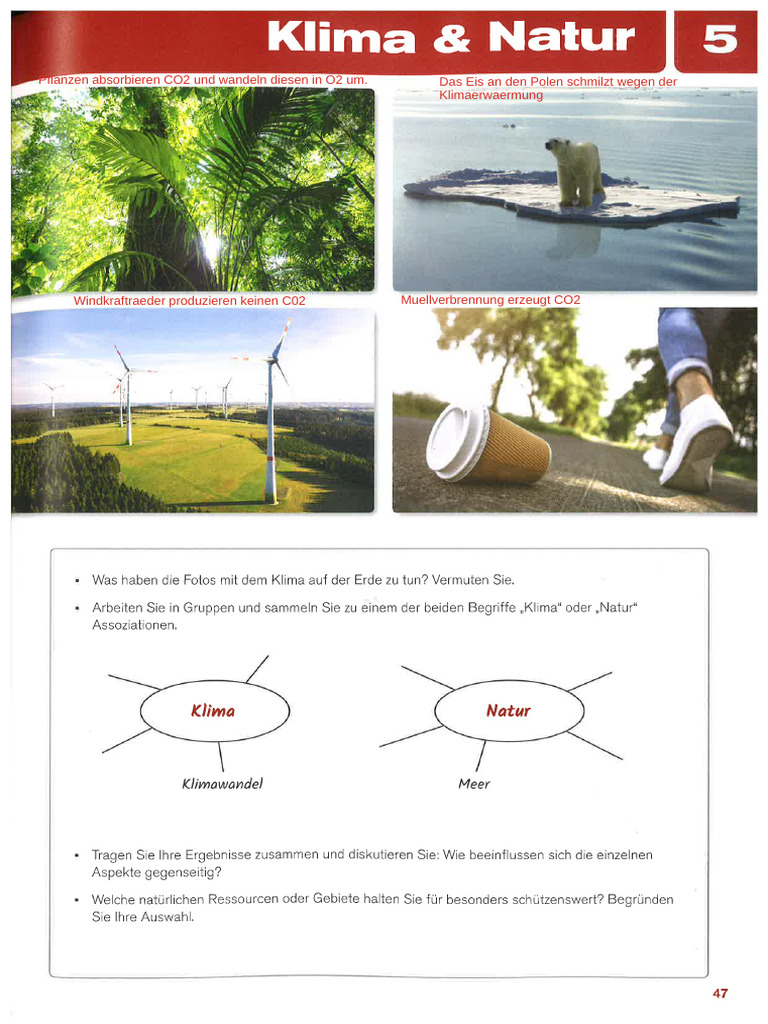 Lektion 5 - Klima & Natur | PDF