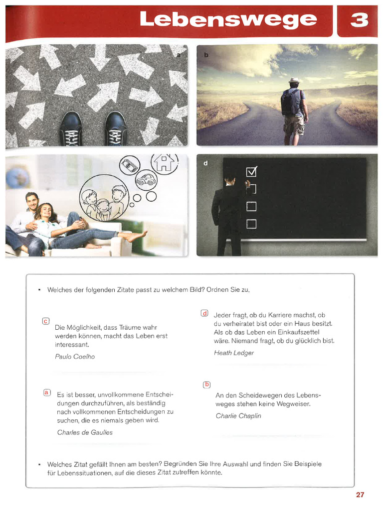 Lektion 3 - Lebenswege | PDF