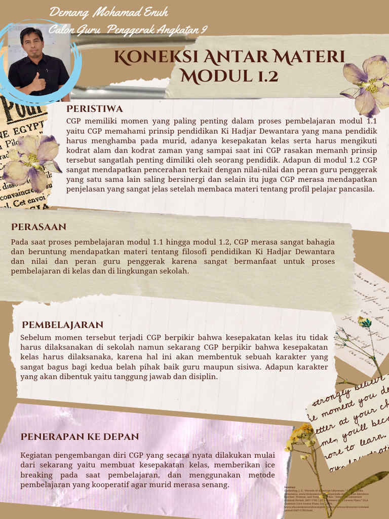 Koneksi antar materi 1.2 fiks | PDF