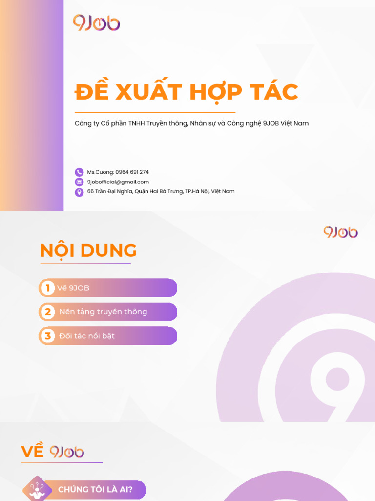 9job Proposal For Cooperation | PDF