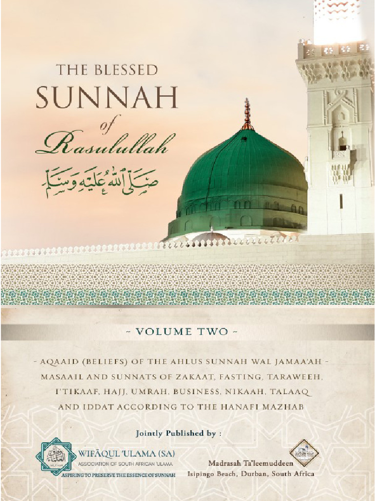 The Blessed Sunnah of Rasulullah (Vol 2) | PDF | God In Islam ...