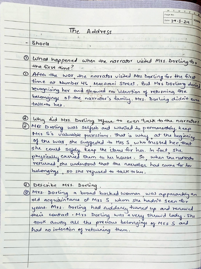 Eng - The Address | PDF