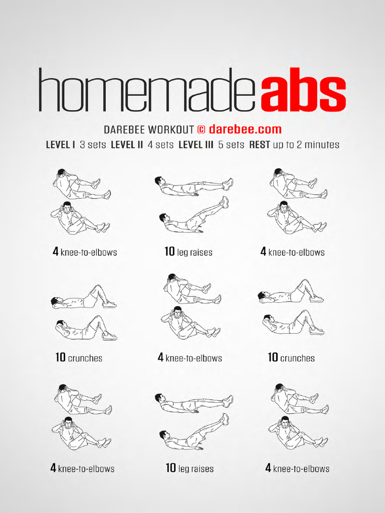 Homemade Abs Workout | PDF