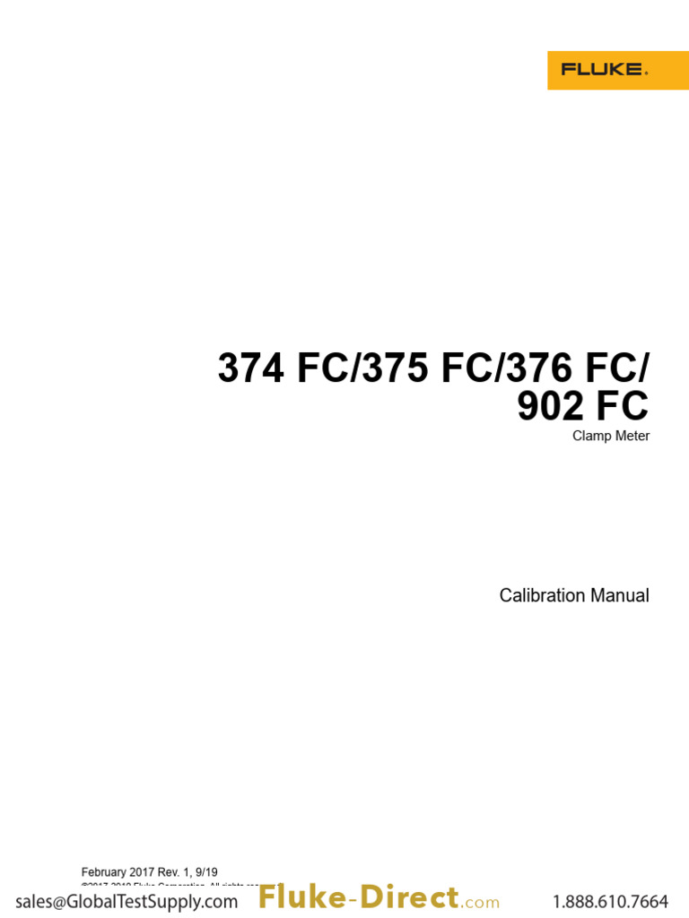 375 FC Cal Manual | PDF