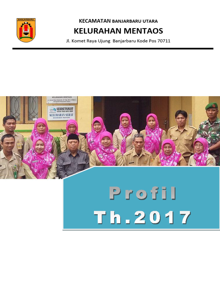 Profil Kelurahan Mentaos Kota Banjarbaru | PDF