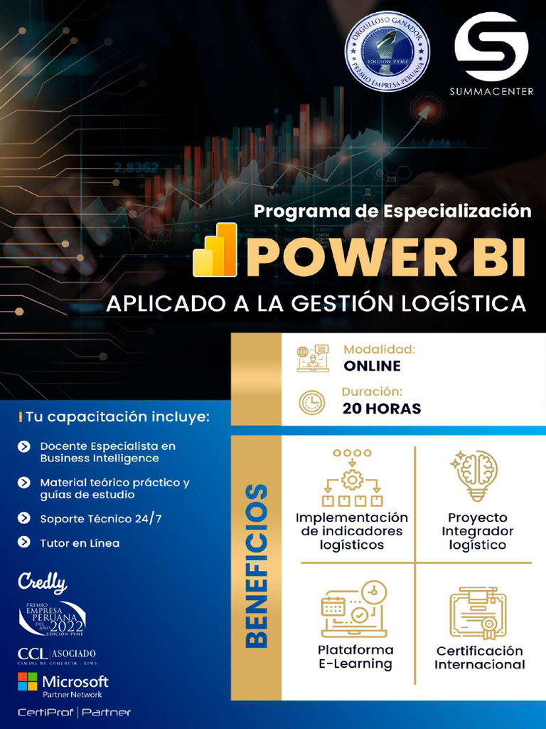 Temario Business Intelligence Con Power BI Aplicado A La Gestión Logística (Summa Center) | PDF