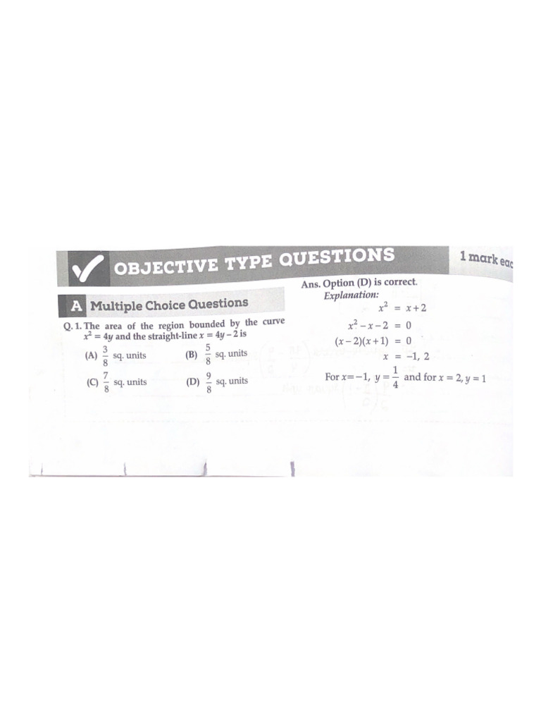 Objective Type Questions | PDF
